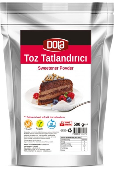 Dola Diyabetik Toz Tatlandırıcı 500 gr