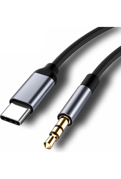 Judas Type-C To Aux 3.5mm Jack Adaptörü Ses Kablosu- 1.5mt Judas Type-C To Aux 3.5mm Jack Adaptörü Ses Kablosu- 1.5mt