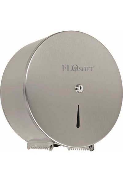 Flosoft Paslanmaz Metal Tuvalet Kağıt Verici