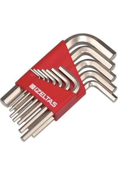Izeltaş Allen Alyan Anahtar Takımı Kısa Sae 12'li Izeltaş Allen Alyan Anahtar Takımı Kısa Sae 12'li