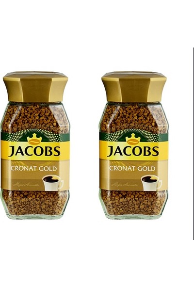Jacobs Cronat Gold Kahve Kavanoz 2 x 100 gr