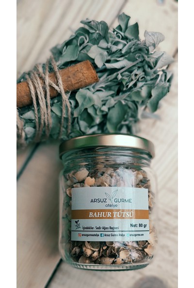 Arsuz Gurme Atelye Buhur Tütsü 80 gr Arsuz Gurme Atelye Buhur Tütsü 80 gr