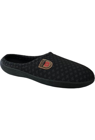 Gezer 12677 Siyah Erkek Kışlık Ev Içi Terlik