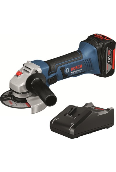 Bosch Gws 18-125 V-Lı 4.0AH Tek Akülü Taşlama Makinesi - 0615990L6G