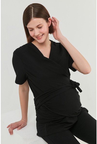 Penti Siyah Hugger Tişört