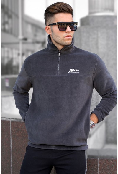 Madmext Füme Fermuarlı Sweatshirt 5310 Madmext Füme Fermuarlı Sweatshirt 5310