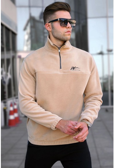 Madmext Camel Fermuarlı Sweatshirt 5310 Madmext Camel Fermuarlı Sweatshirt 5310
