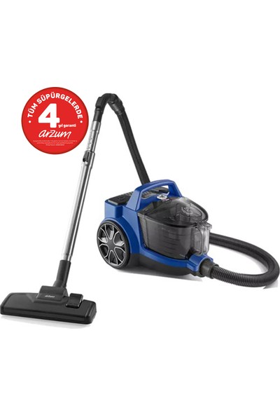 Arzum AR4072 Clean Force Blue Cyclone 890 W Toz Torbasız Süpürge