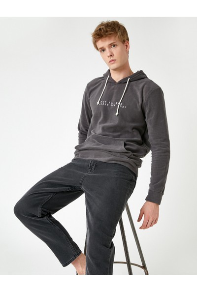 Koton Kapşonlu Polar Sweatshirt