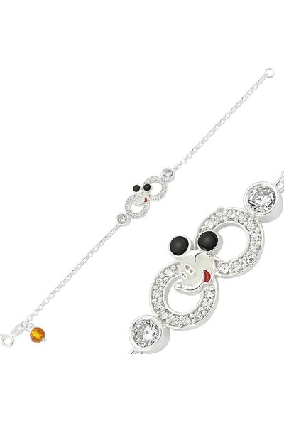 Gumush gümüş Miki Mouse Sonsuzluk Çocuk Bileklik Gumush gümüş Miki Mouse Sonsuzluk Çocuk Bileklik