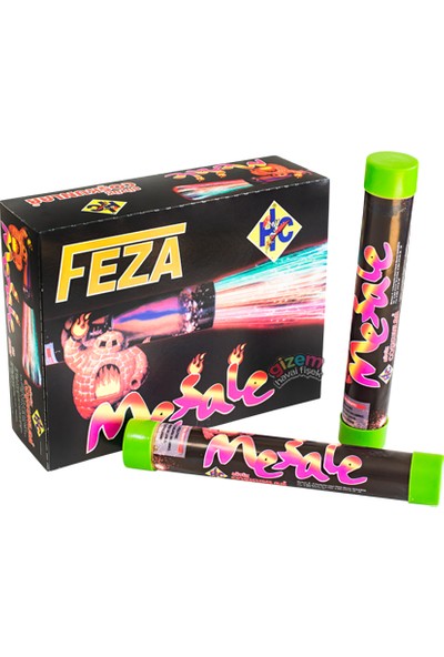 Feza Aydınlatma Yeşil Meşal 25 cm 1 adet