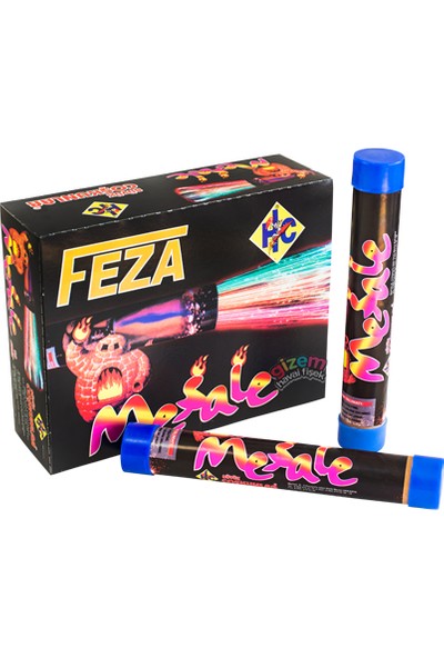 Feza Aydınlatma Mavi Meşal 25 cm 1 adet