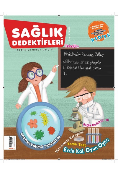 Turkuvaz Dergi Sağlık Dedektifleri Sağlık ve Çocuk Dergisi