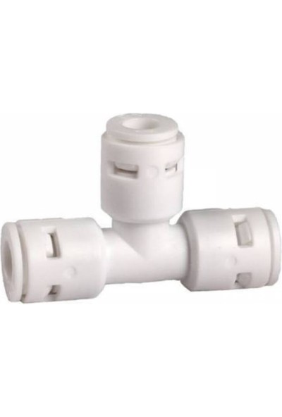 Watermanya Su Arıtma Cihazı Için Üç Tarafı Quick Geçmeli T Dirsek Fitting