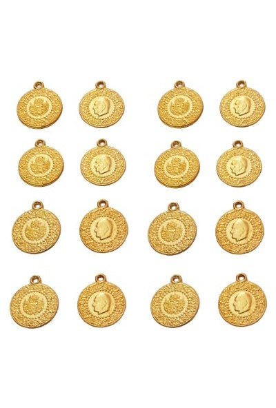 Subu Takı 12 Adet Iamitasyon Çeyrek Altın Takı Yapımı Için Çeyrek Altın Takı Ucu Subu Takı 12 Adet Iamitasyon Çeyrek Altın Takı Yapımı Için Çeyrek Altın Takı Ucu