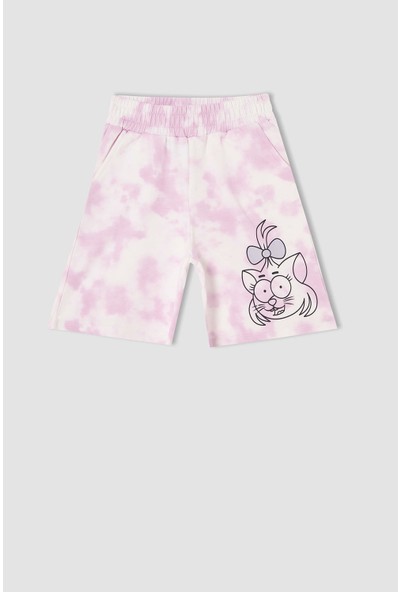 Defacto Kız Çocuk Kral Şakir Lisanslı Esnek Belli Şort V2863A621HS