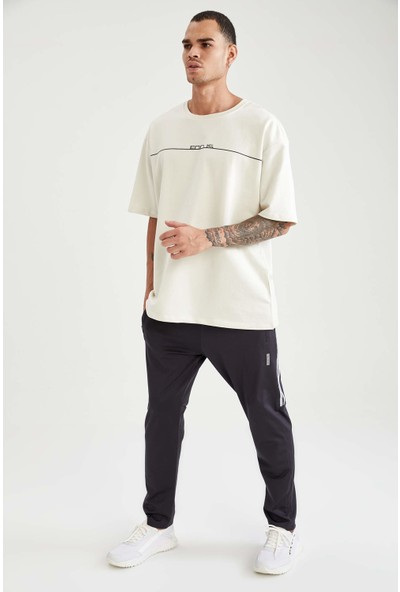 Defacto Slim Fit Şerit Detaylı Spor Jogger Eşofman Altı V6694AZ21AU