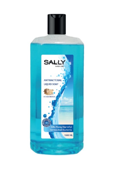 Sally Antibakteriyel Sıvı Sabun Okyanus Ferahlığı 1 Litre Sally Antibakteriyel Sıvı Sabun Okyanus Ferahlığı 1 Litre