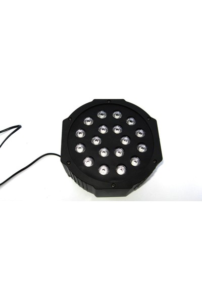 Bigem 18X3 Ledpar Flaşör Disko Topu Rgb Dmx Sahne Vitrin Dj Ekipmanı