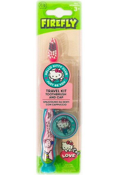 Hello Kitty Çocuklar Için Kapaklı Diş Fırçası