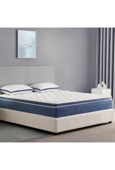 Pooly Safir 120 x 200 cm. Cotton Pedli Orta Sert Tek Kişilik Yaylı Yatak Pooly Safir 120 x 200 cm. Cotton Pedli Orta Sert Tek Kişilik Yaylı Yatak