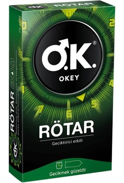 Okey Prezervatif Rötar 10 Adet