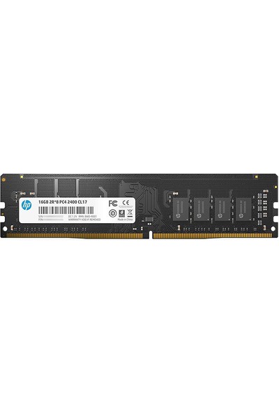 Hp 16GB 2666MHZ U-Dımm CL19 V2 Ddr4 Ram 7EH56AA Hp 16GB 2666MHZ U-Dımm CL19 V2 Ddr4 Ram 7EH56AA