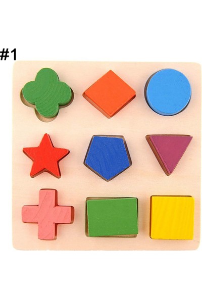 Farfi Çocuklar Için Geometrik Şekilli Bulmaca (Yurt Dışından)