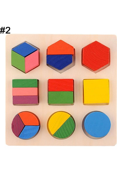 Farfi Çocuklar Için Geometrik Şekilli Bulmaca (Yurt Dışından)