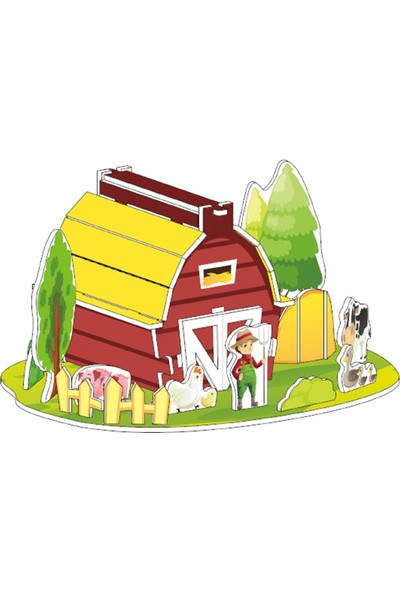 Farfi Çocuklar Için Eşleştirmeli 3D Yapboz (Yurt Dışından)