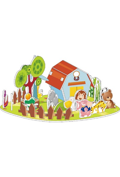 Farfi Çocuklar Için Eşleştirmeli 3D Yapboz (Yurt Dışından)