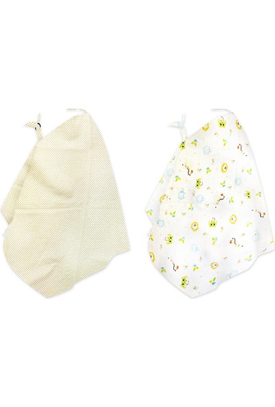 Pierre Cardin 2'li Emzirme Örtüsü - Ekru