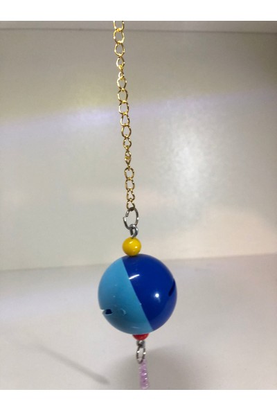 Al-Sa Evcil Hayvan Ürünleri Muhabbet Kuşu ve Papağan Türleri Için Zilli Kafes Oyuncağı