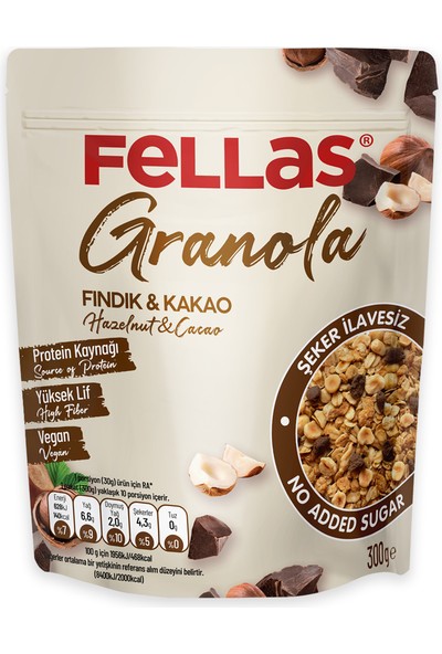 Fellas Granola - Fındıklı & Kakaolu 300 gr