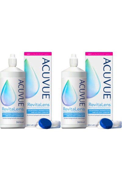 Acuvue Revita Solüsyon 360 ml 2 Kutu Acuvue Revita Solüsyon 360 ml 2 Kutu