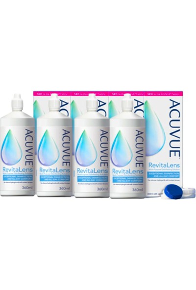 Acuvue Revitalens Solüsyonu 360 ml 4 Kutu Acuvue Revitalens Solüsyonu 360 ml 4 Kutu