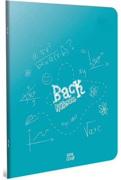 Gıpta A4 Back Plastik Kapak Dikişli Kareli Defter 100 Yaprak