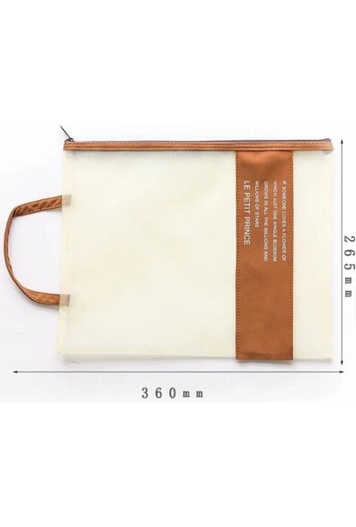 Runningman Şeffaf A4 Dosya Çantası