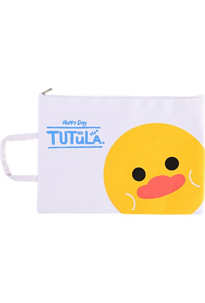 Runningman Kanvas Unicorn Desenli Evrak Çantası