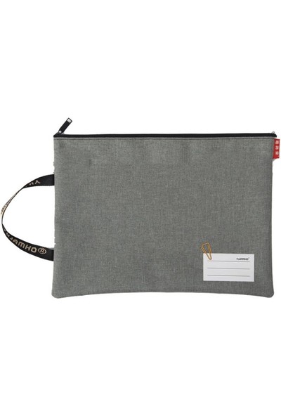 Runningman Çift Fermuarlı A4 Evrak Dosya Çantası