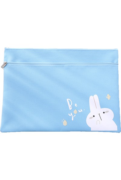 Runningman Kanvas Unicorn Desenli Evrak Çantası