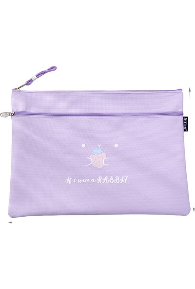 Runningman Kanvas Unicorn Desenli Evrak Çantası