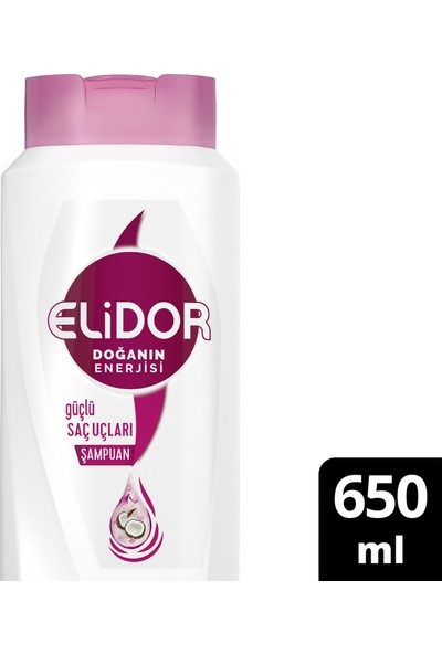 Elidor Doğanın Enerjisi Güçlü Saç Uçları Şampuan 650 ML