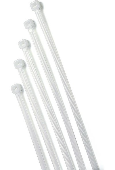 Sepetfy 2,5 x 15 cm Plastik Cırt Kelepçe Kablo Bağı 100'LÜ