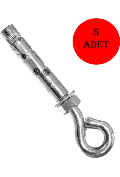 Nzb Kancalı Çelik Dübel Gömlekli Kapalı Ağız M6