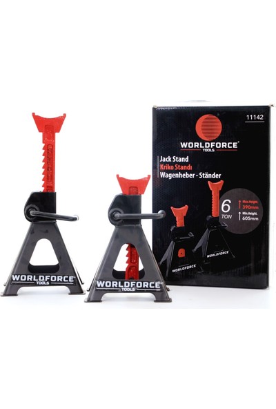 Worldforce 6 Ton 4 Ayaklı Kriko Standı Araba Araç Sehpası 2 Adet Worldforce 6 Ton 4 Ayaklı Kriko Standı Araba Araç Sehpası 2 Adet