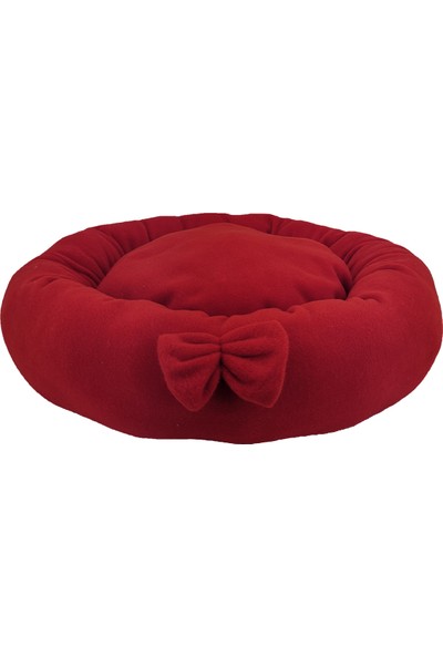 Patiderm Polar Simit Kedi Yatağı Küçük Irk Köpek Yatağı 50 cm - Kırmızı Patiderm Polar Simit Kedi Yatağı Küçük Irk Köpek Yatağı 50 cm - Kırmızı