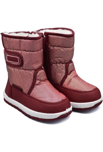 Bonito Kız Çocuk Içi Kürklü Bordo Kar Botu