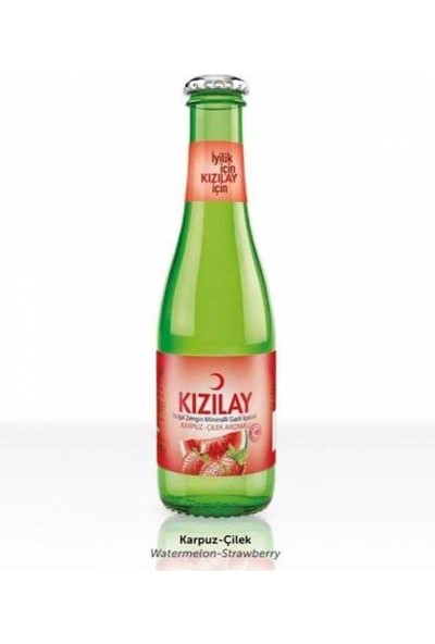 Kızılay Maden Suyu -Karpuz-Çilek AROMALI-200 ml x 24