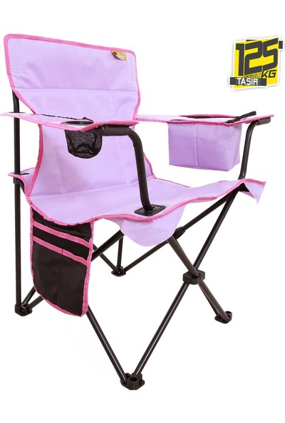 Funky Chaırs Cool Ice Lila Lüks Kamp Sandalyesi
